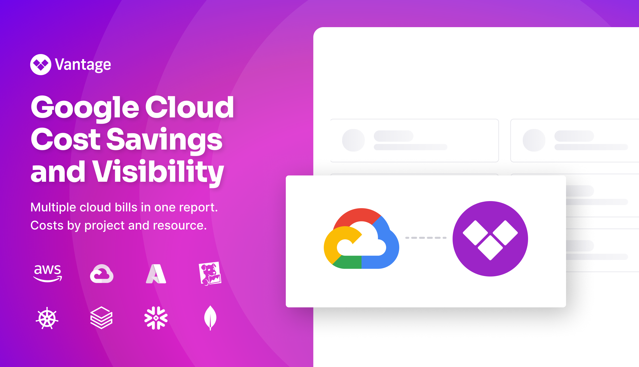 GCP | Vantage Integrations
